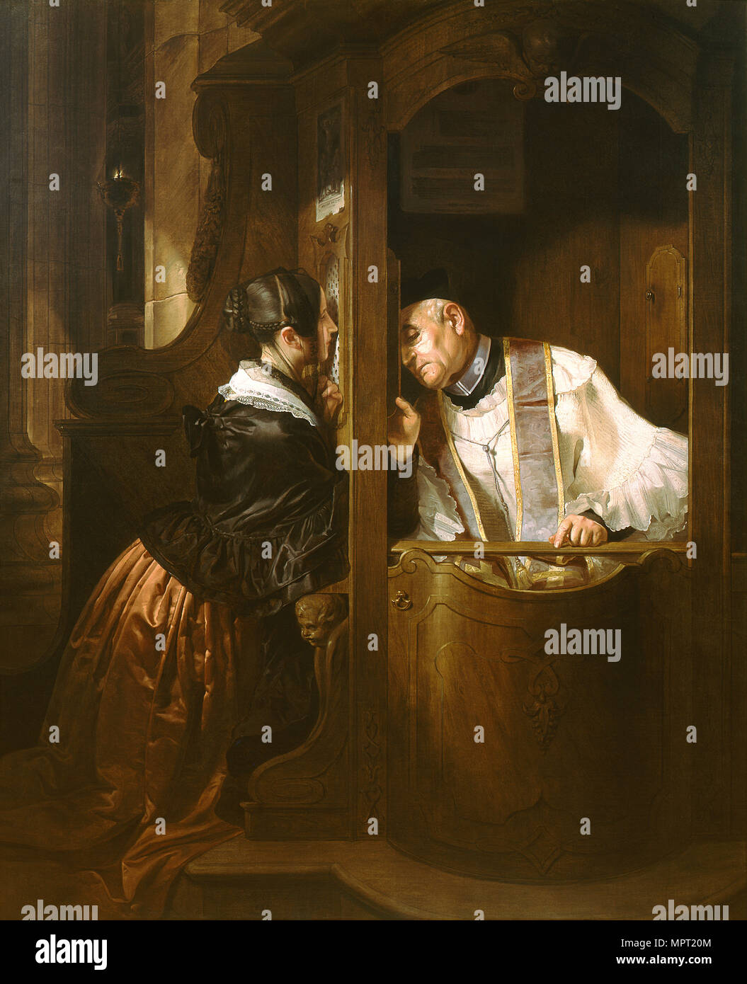 Confession painting hi-res stock photography and images - Alamy