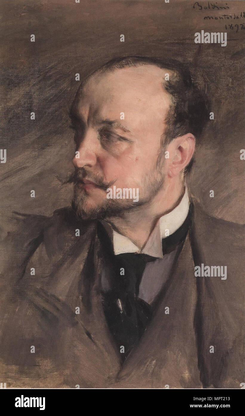 Self-portrait at Montorsoli, 1892 Stock Photo - Alamy