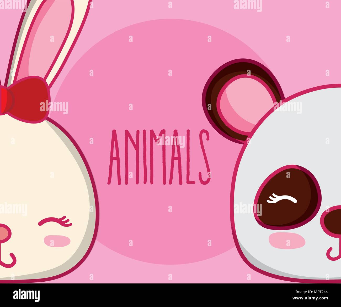 Cute animals friends cartoon Stock Vector Image & Art - Alamy