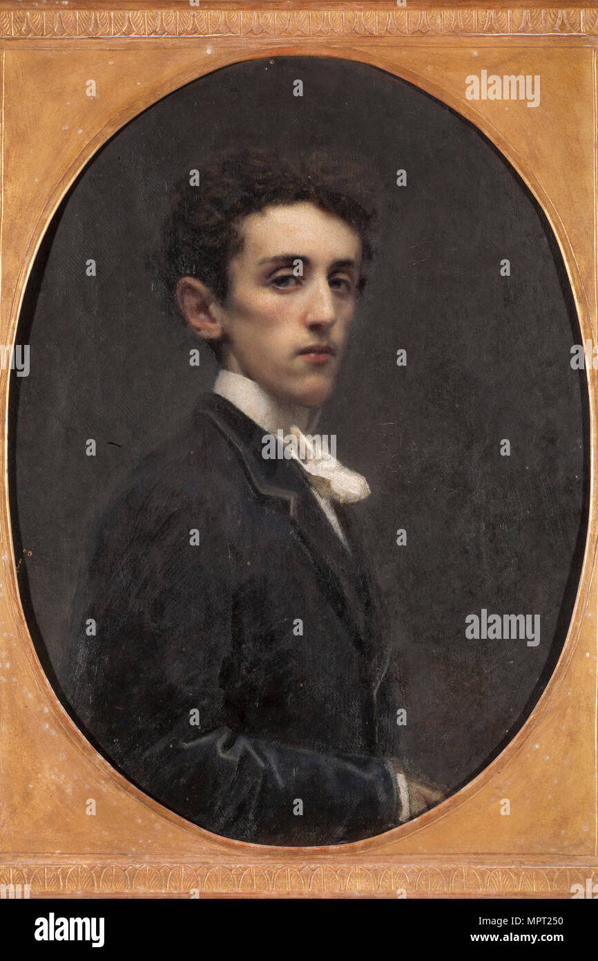 Portrait of the writer Carlo Alberto Pisani Dossi (1849-1910), 1867 ...