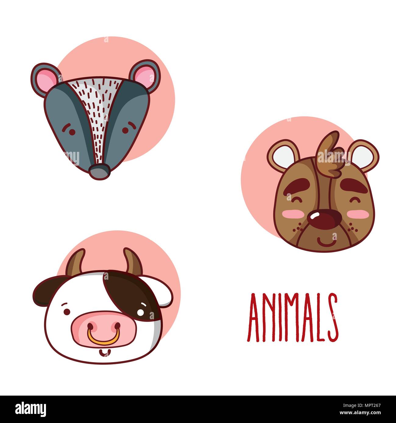 Cow cartoons Cut Out Stock Images & Pictures - Alamy