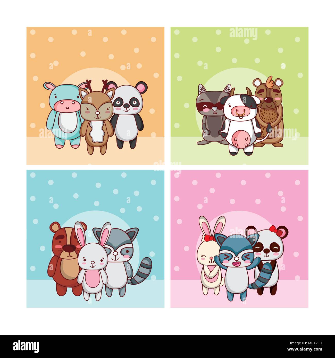 Animals for frames Cut Out Stock Images & Pictures - Alamy