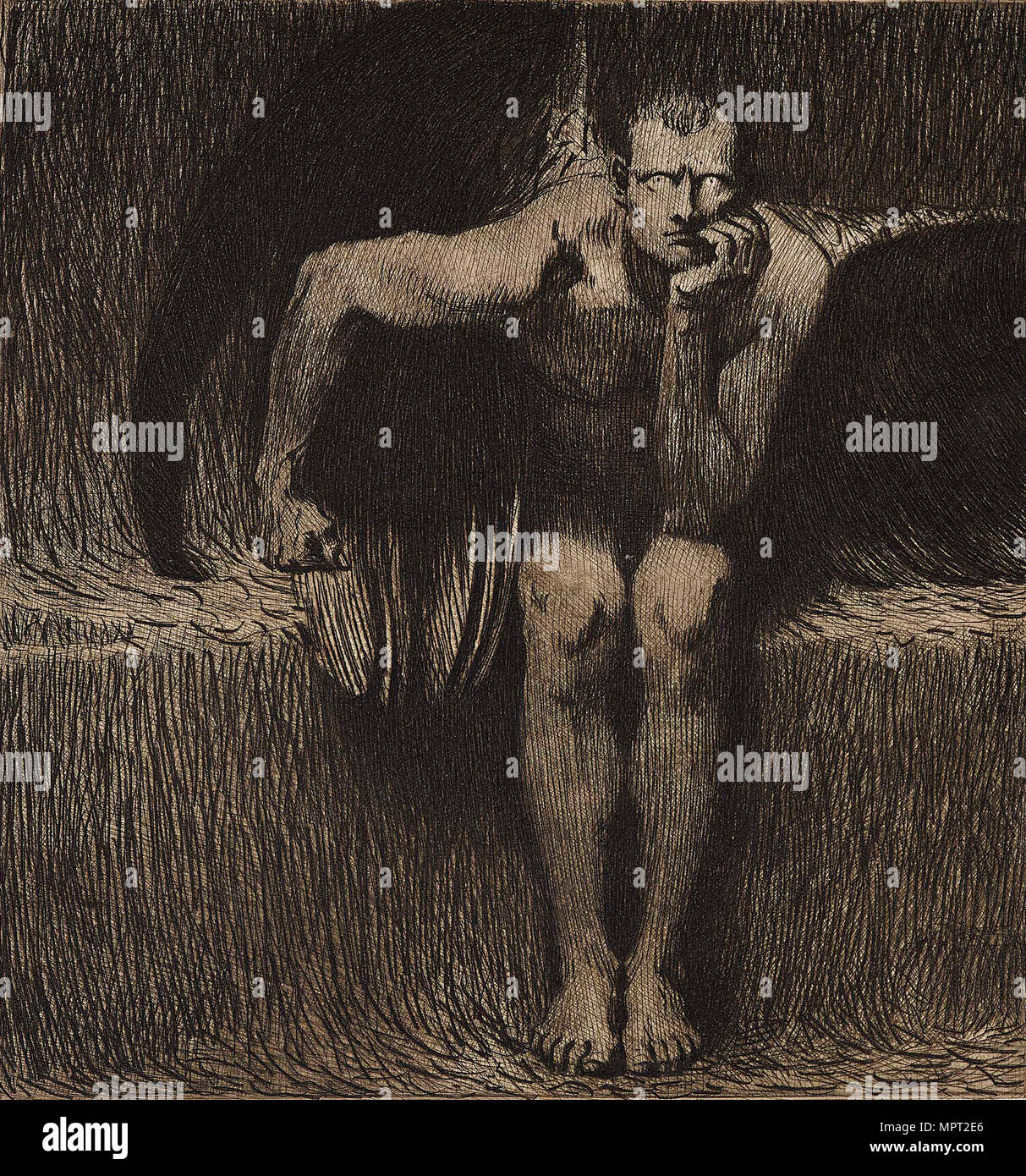 Franz von stuck lucifer hi-res stock photography and images - Alamy