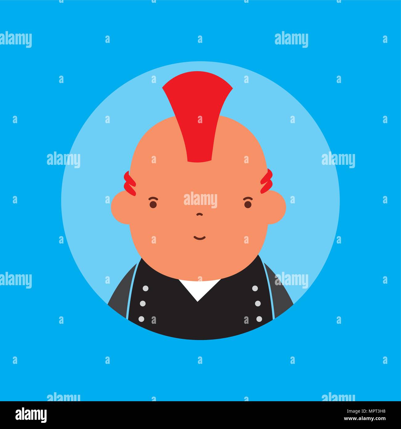 Punk man avatar Stock Vector Image & Art - Alamy