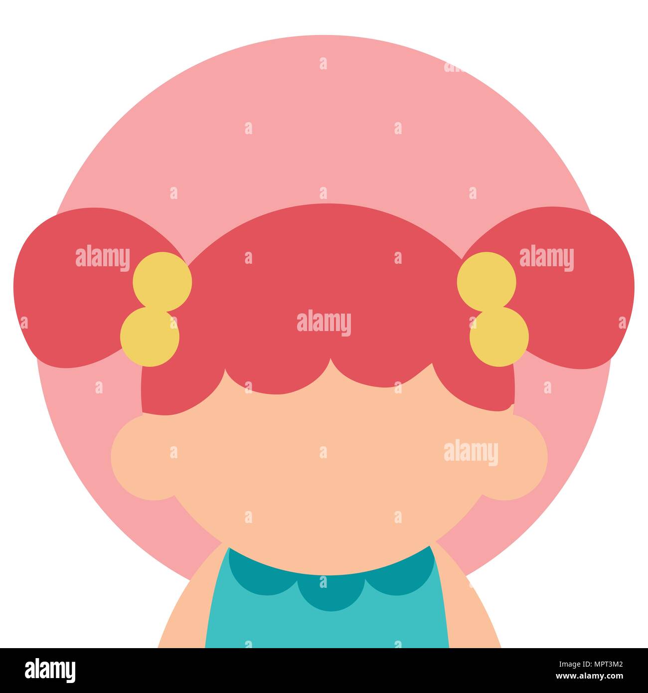 Cute girl avatar Stock Vector Image & Art - Alamy