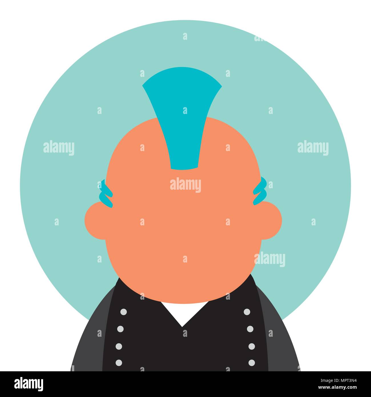 Punk man avatar Stock Vector Image & Art - Alamy