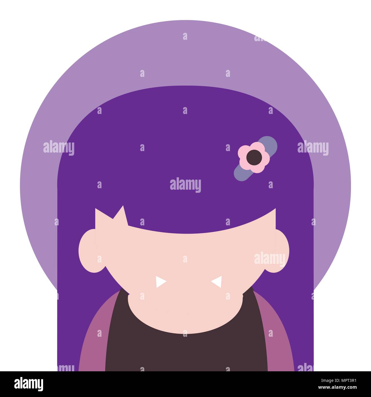 Cute vampire girl avatar Stock Vector Image & Art - Alamy