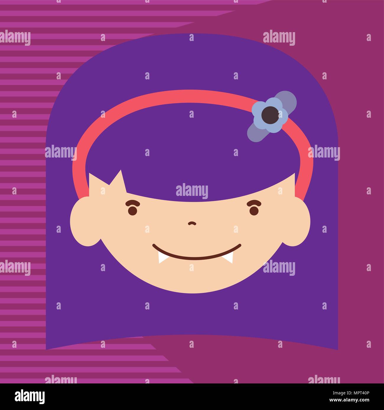 Cute vampire girl avatar Stock Vector Image & Art - Alamy