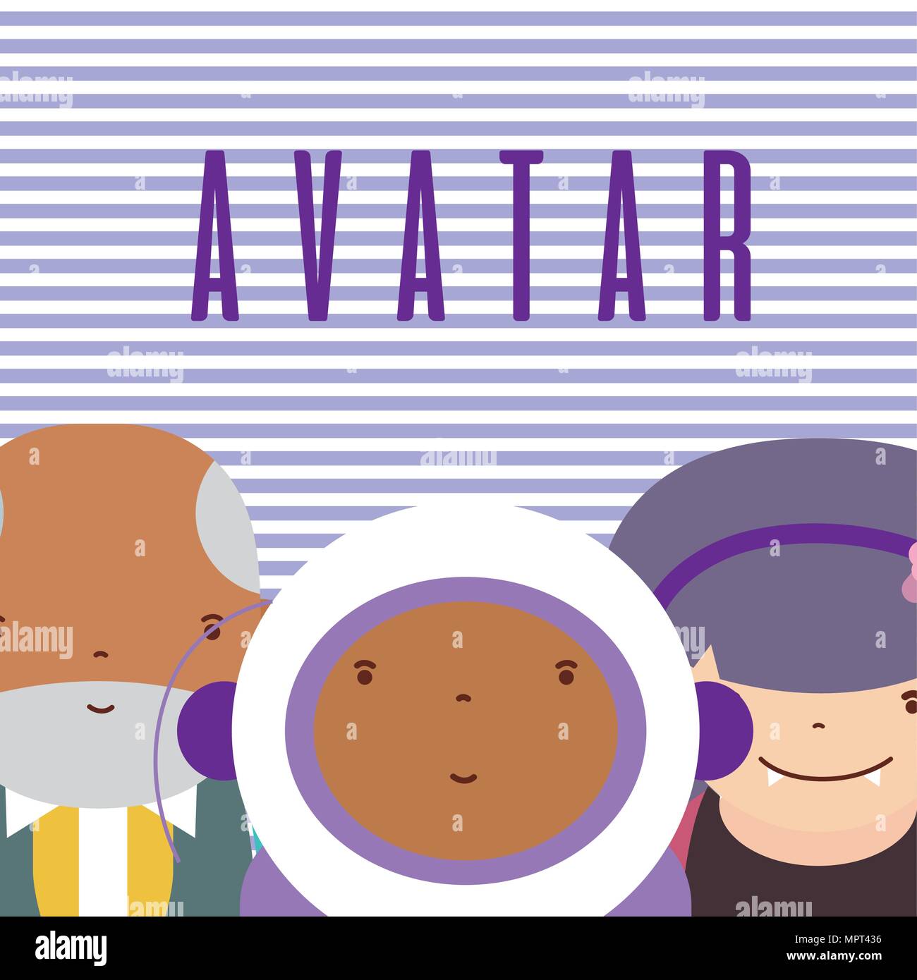 Funny avatar cartoons Stock Vector Image & Art - Alamy