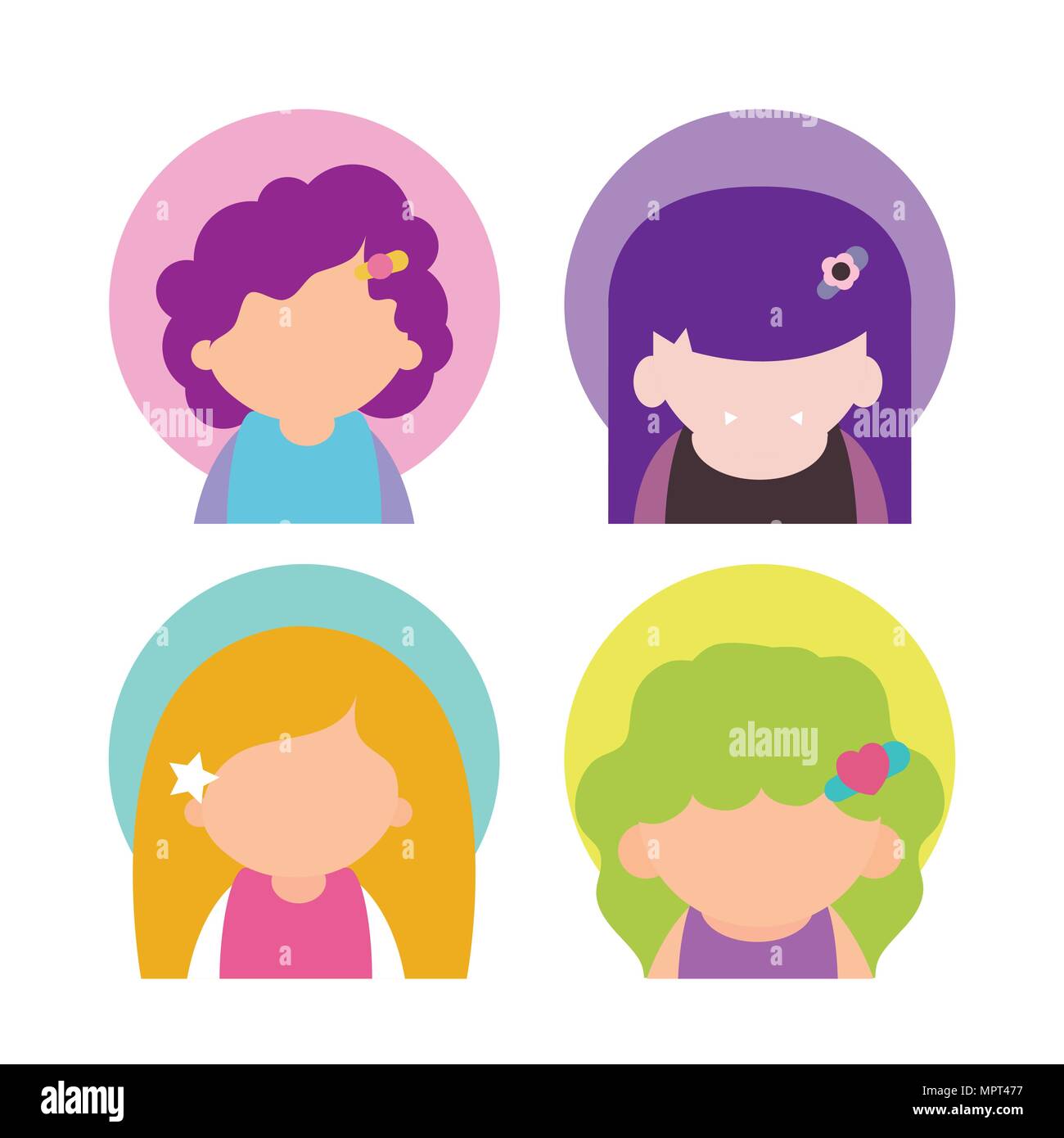 Set of avatars Stock Vector Image & Art - Alamy