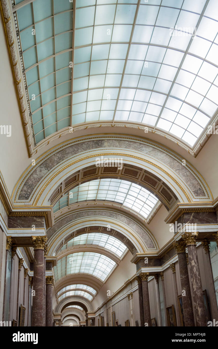 Louvre ceiling not exteror not interior hi-res stock photography and ...