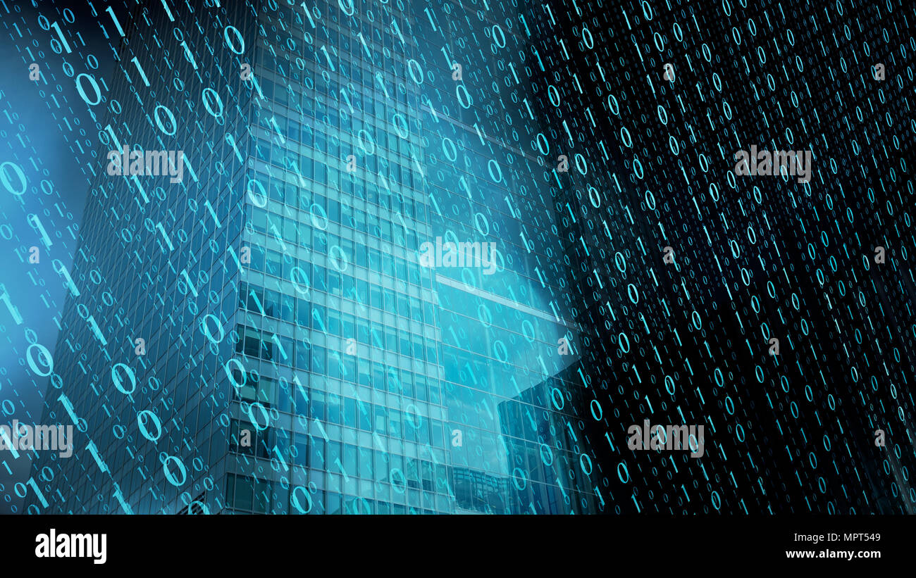 Abstract cyber space concept Stock Photo - Alamy