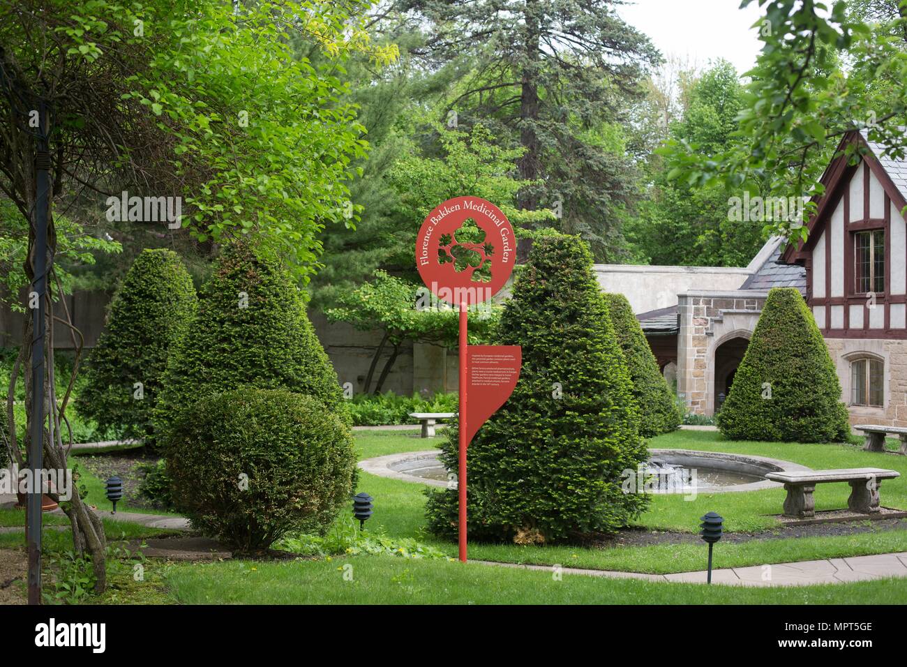 The Florence Bakken Medicinal Garden, at the Bakken Museum in ...
