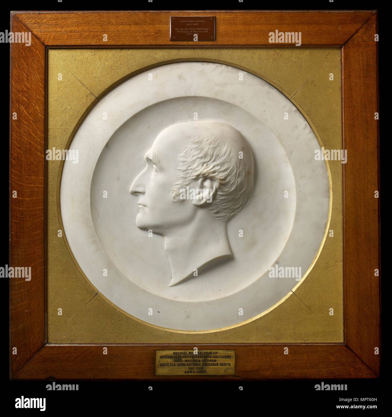 Profile portrait of Revd Dr Henry Wellesley, 1856. Artist: Alexander ...
