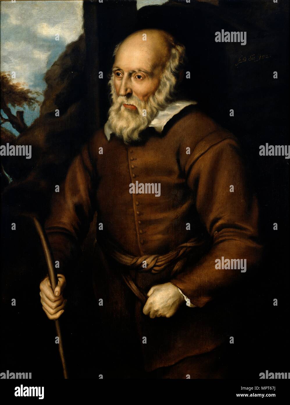 Thomas Parr, c1635. Artist: Unknown Stock Photo - Alamy