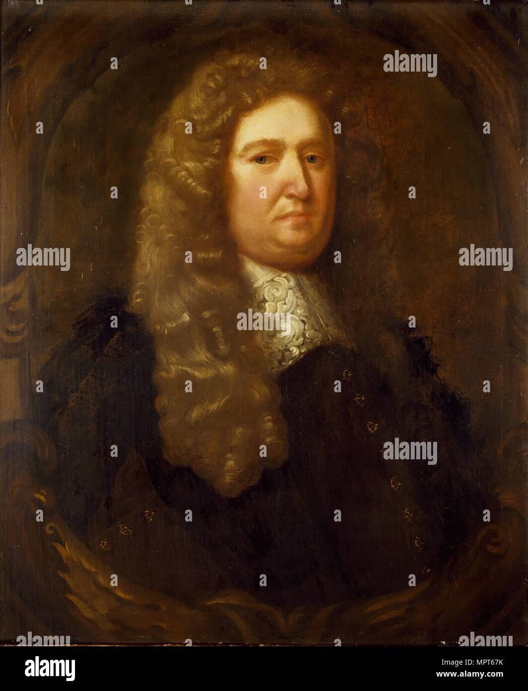 Robert Plot, late 17th century. Artist: William Reader Stock Photo - Alamy