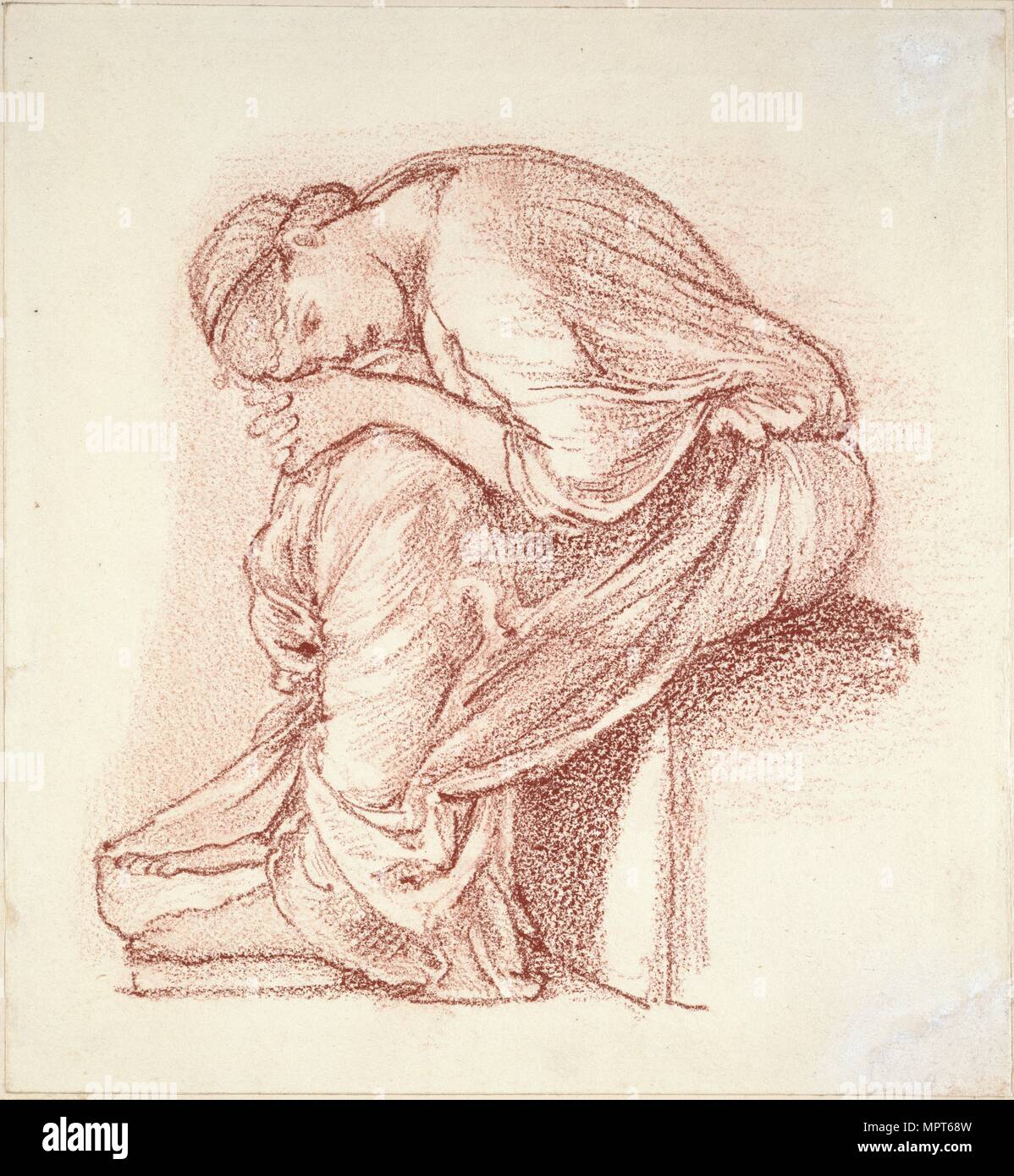 Seated Figure of a Woman, late 19th century. Artist: Sir Edward Coley ...