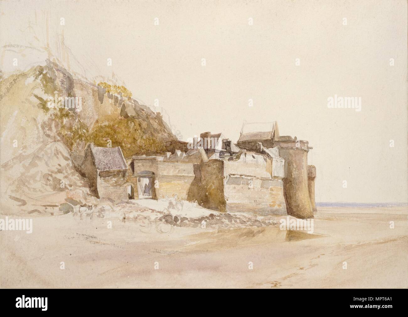Mont St Michel; The Outer Gate, c1876. Artist: Alfred William Hunt ...
