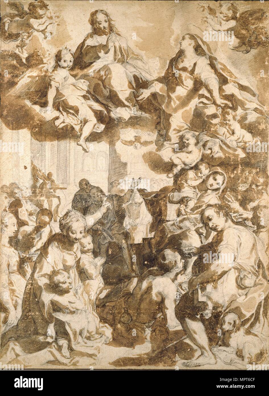 The Madonna del Popolo, after Barocci, late 16th century. Artist ...