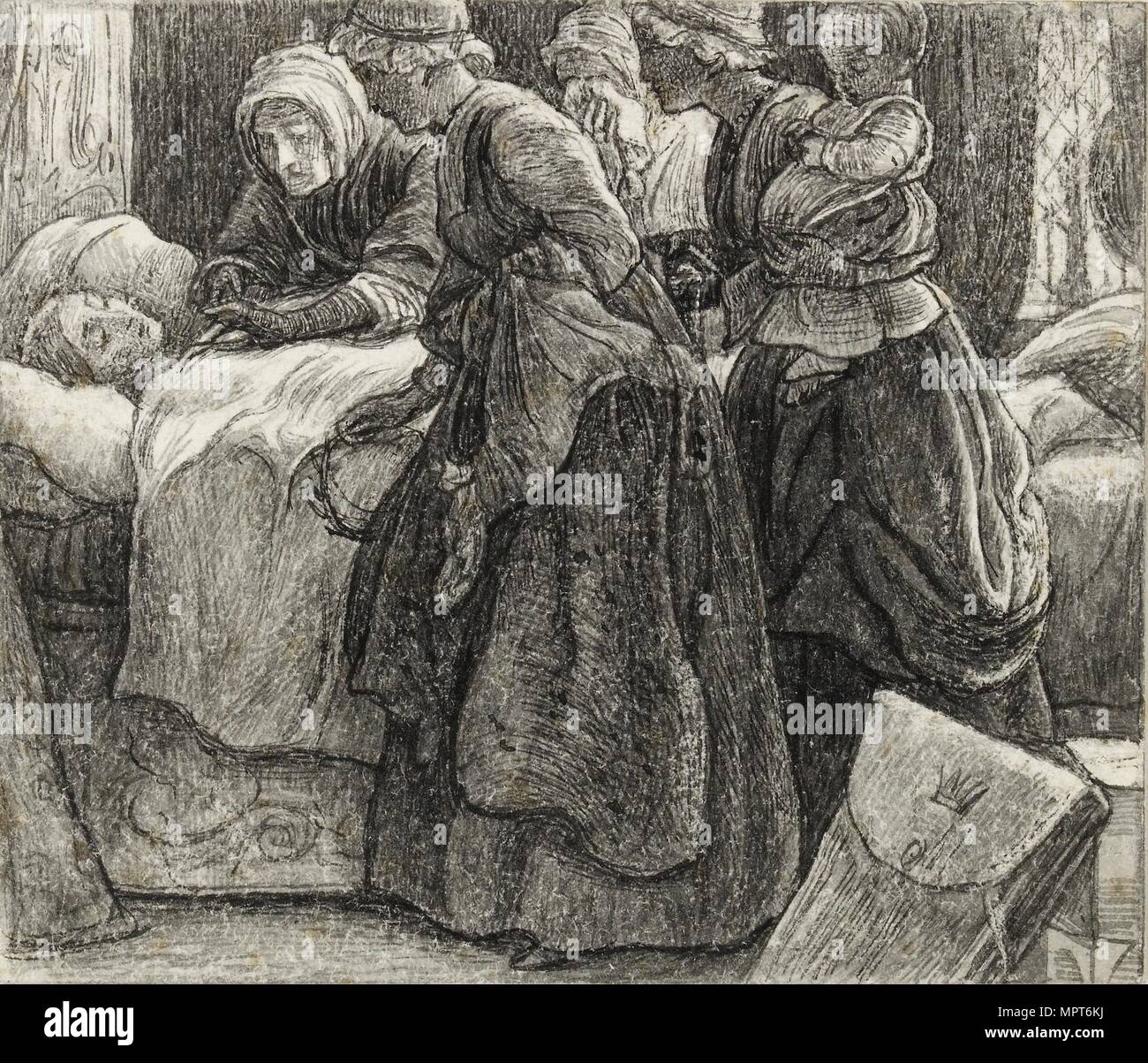 The Lord of Burleigh, c1857. Artist: John Everett Millais Stock Photo ...