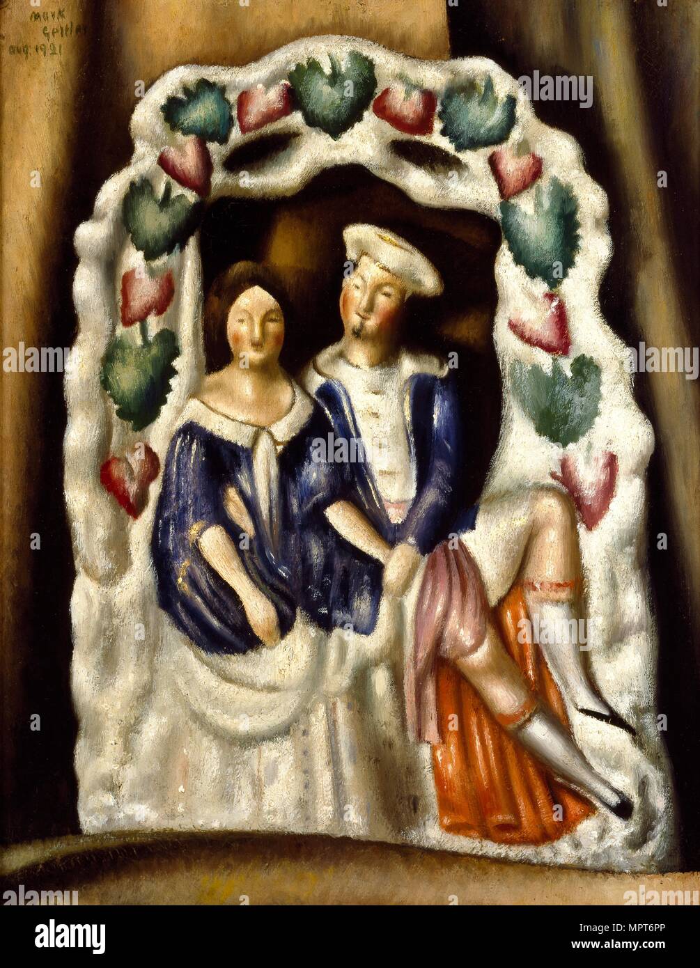 Staffordshire Group, 1921. Artist: Mark Gertler Stock Photo - Alamy