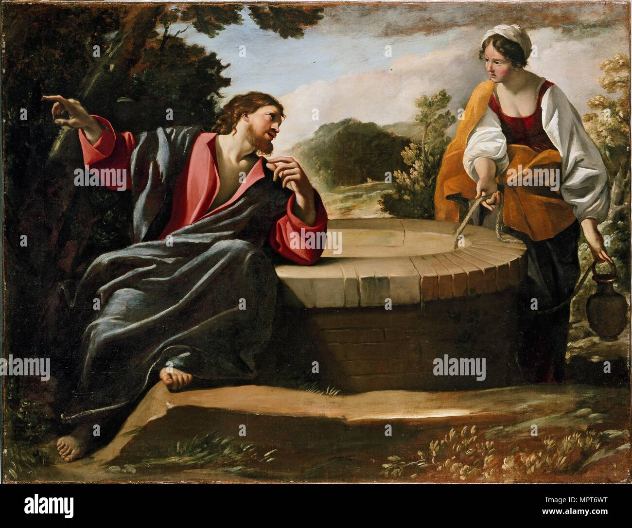 Christ woman samaria hi-res stock photography and images - Alamy