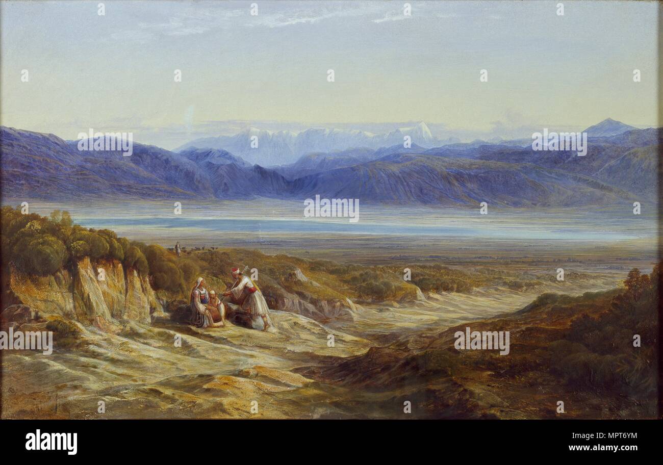 Thermopylae, 1872. Artist: Edward Lear Stock Photo - Alamy
