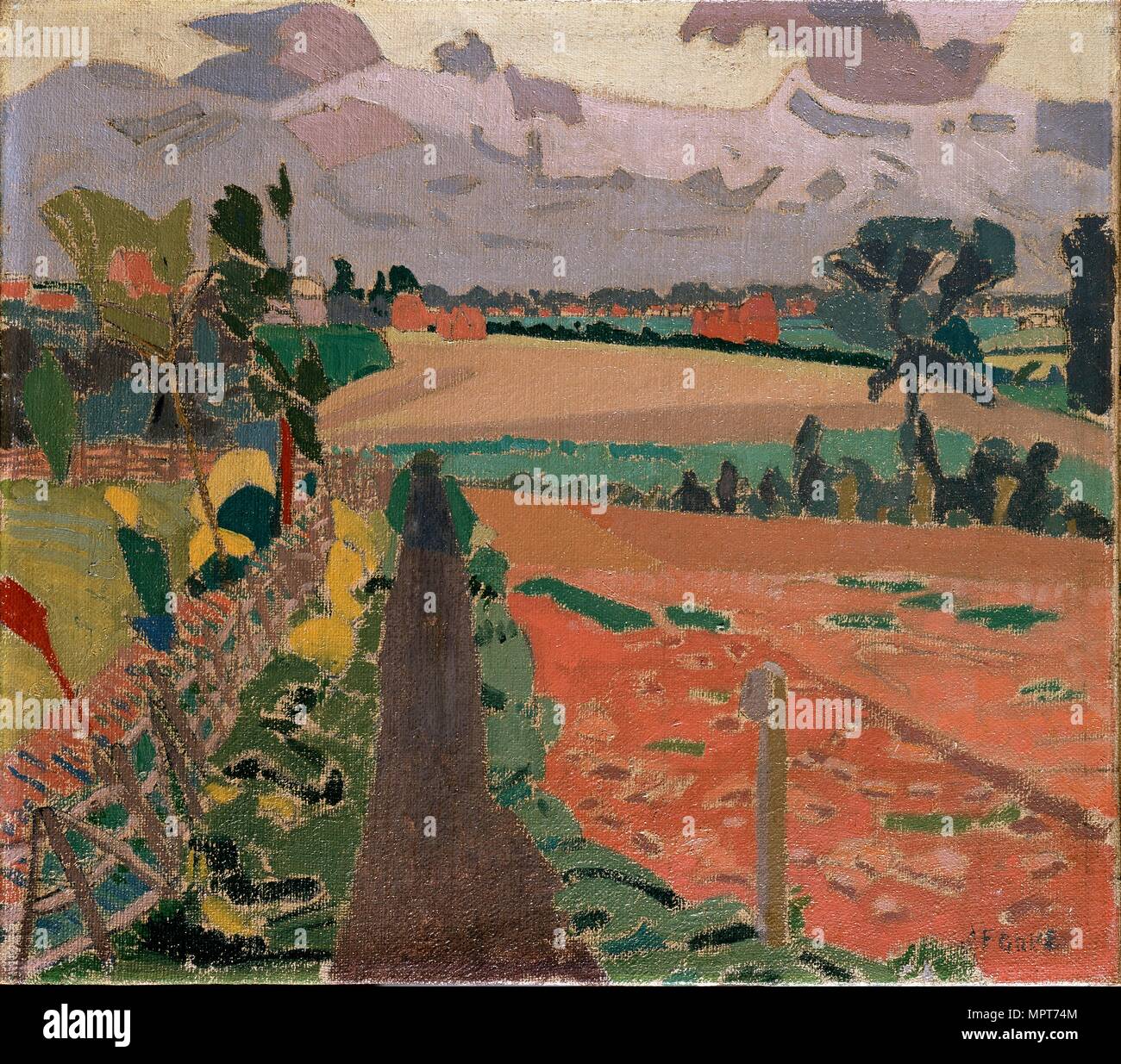 The Cinder Path, 1912. Artist: Spencer Gore Stock Photo - Alamy