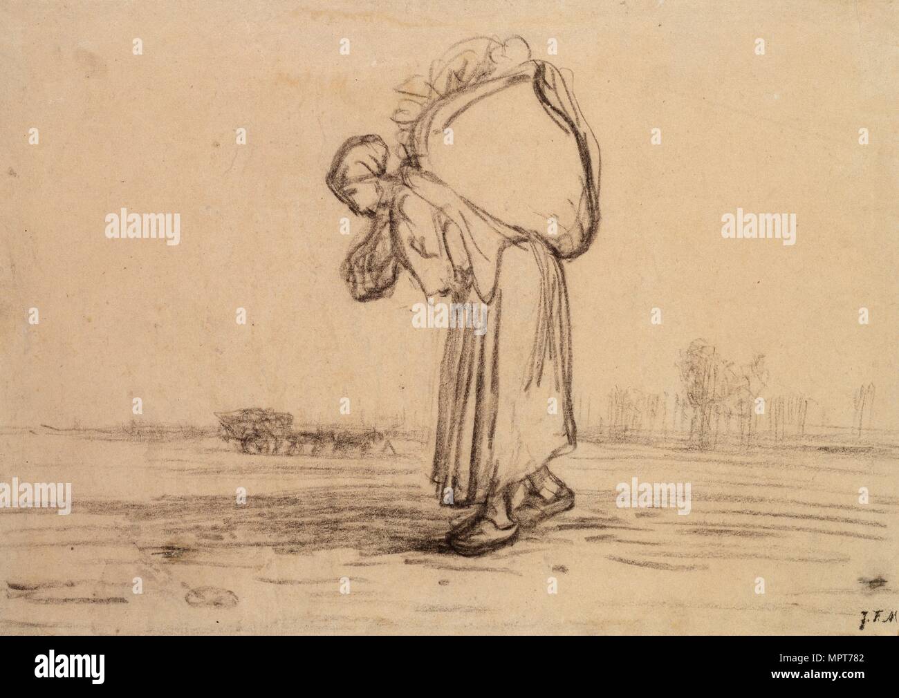 Peasant carrying a sack hi-res stock photography and images - Alamy