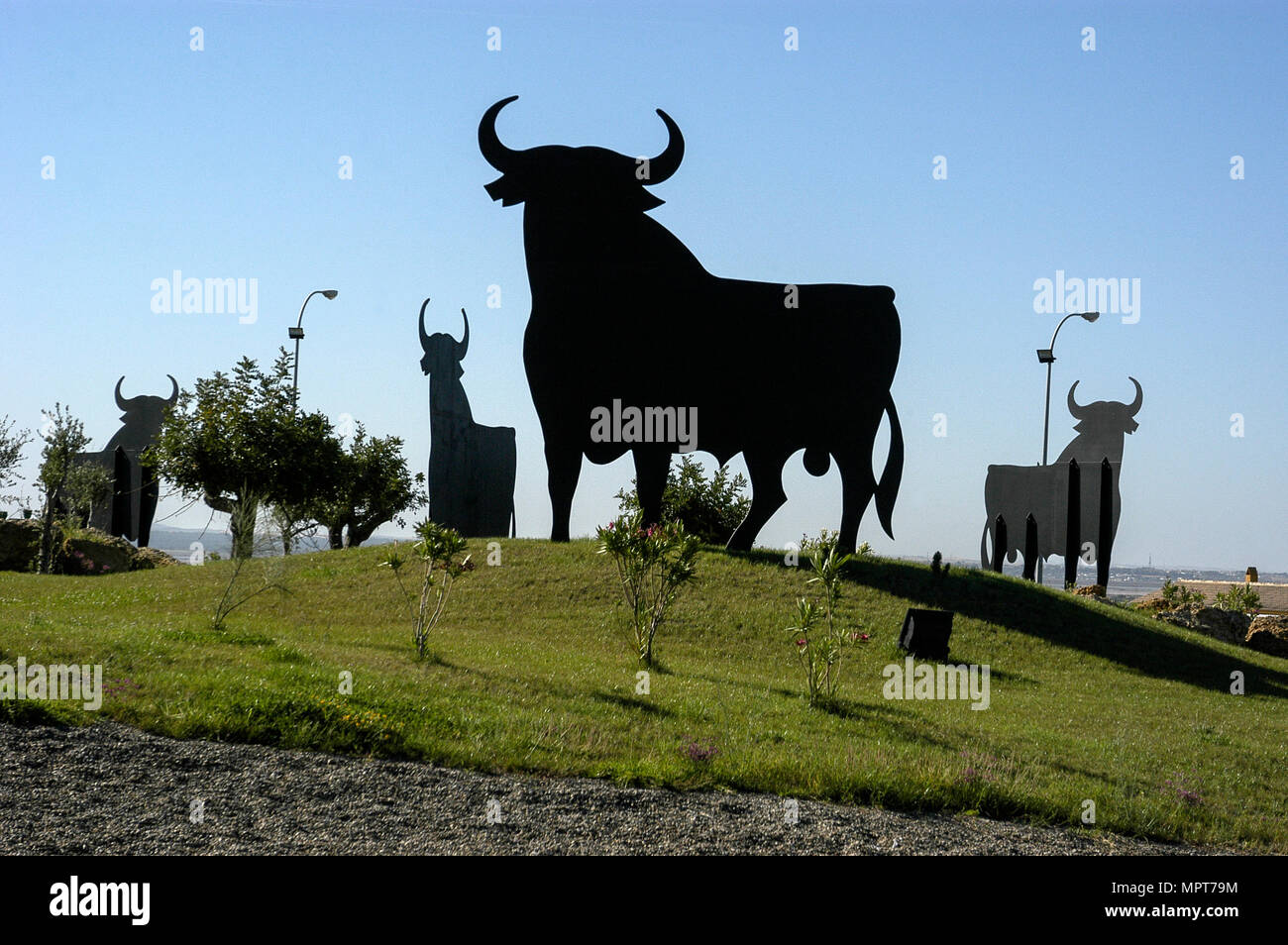 A roadside billboard advertisement of one of Spain's most famous ...