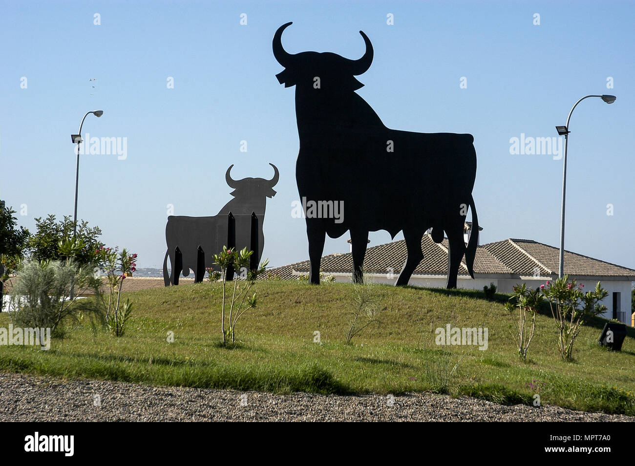 A roadside billboard advertisement of one of Spain's most famous ...