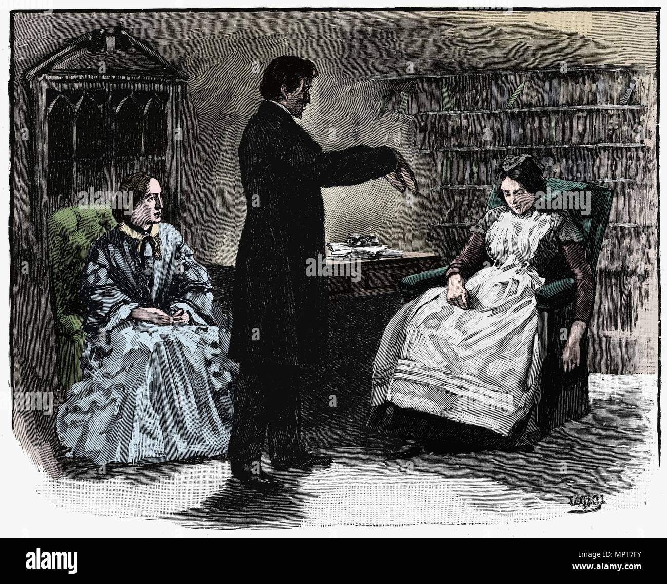 Hypnotism, 1891. Artist: Unknown Stock Photo - Alamy