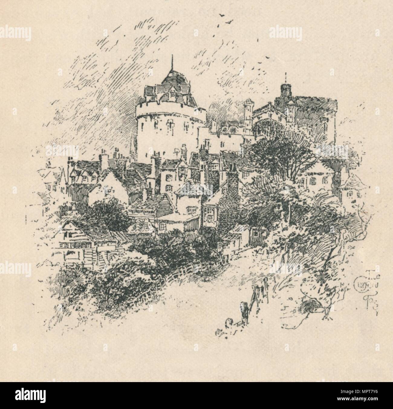 Windsor castle curfew tower hi-res stock photography and images - Alamy