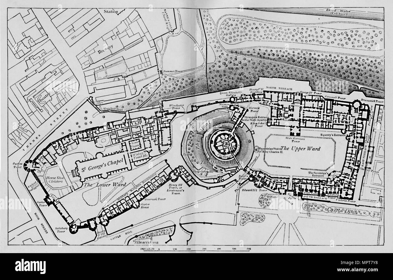 Castle diagram hi-res stock photography and images - Alamy