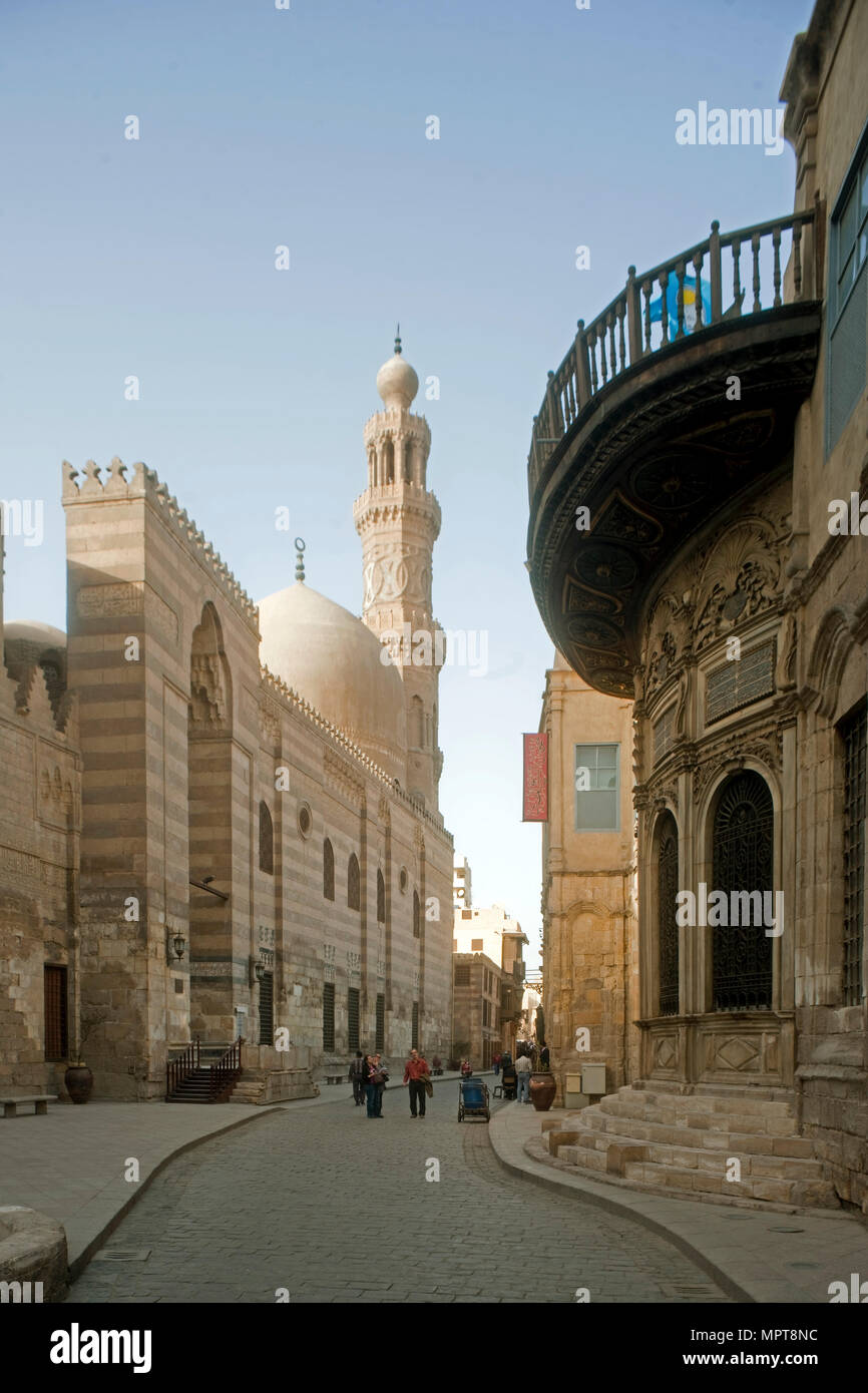 Aegypten, Kairo, Sharia Muizz il Din Allah, Moscheekomplex des Sultans ...