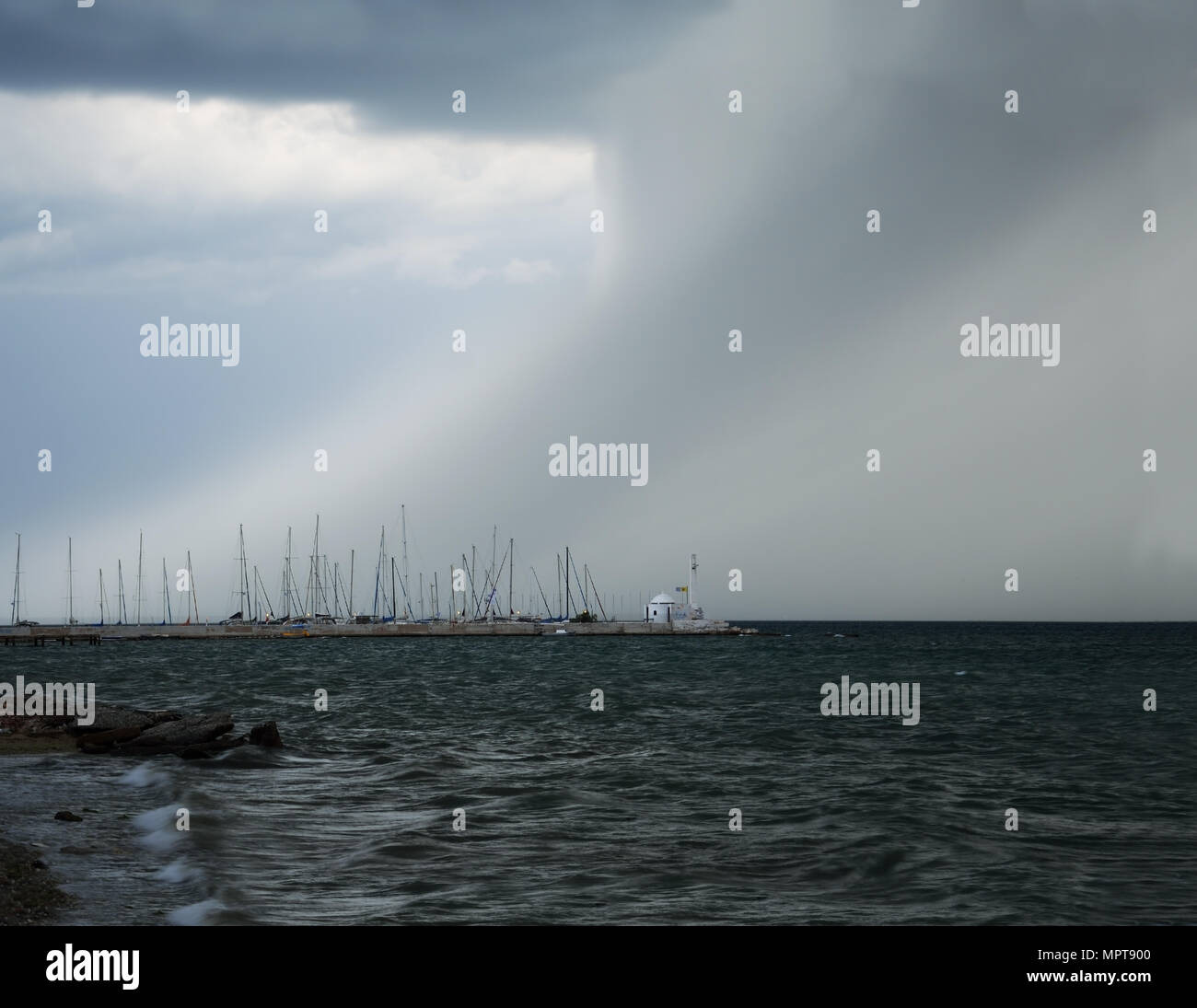 Summer windstorm at the beach Stock Photo - Alamy
