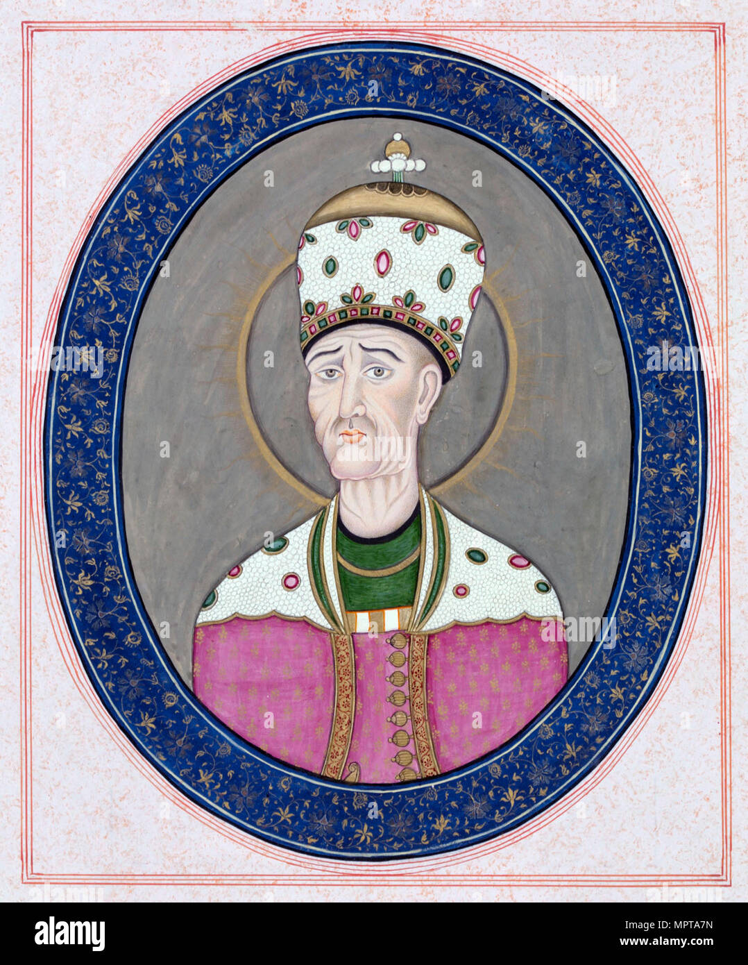 Portrait of Agha Mohammad Khan Qajar (1742-1797), Shah of Persia, c ...