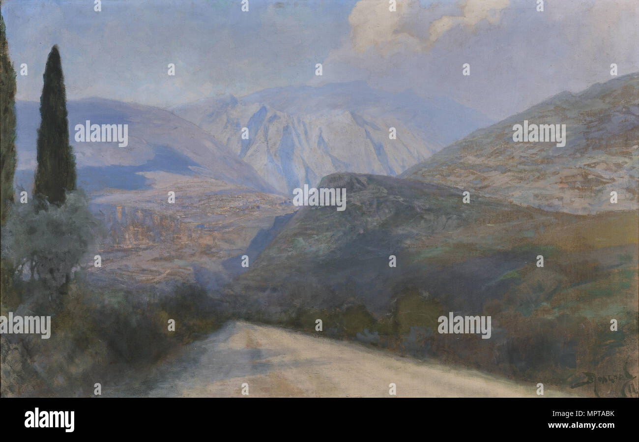 The Road to Delphi, 1911 Stock Photo - Alamy
