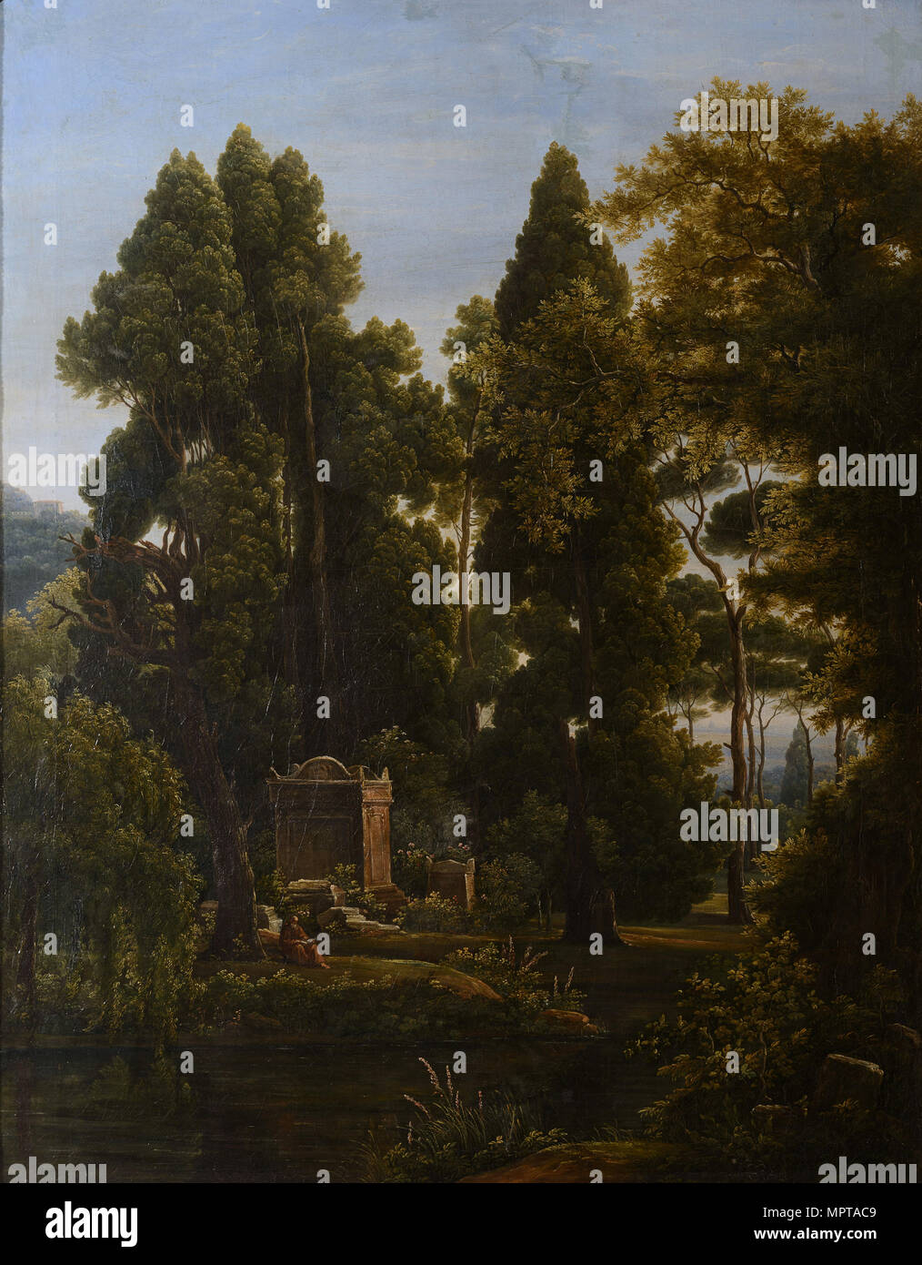 Italian Landscape, 1820 Stock Photo - Alamy