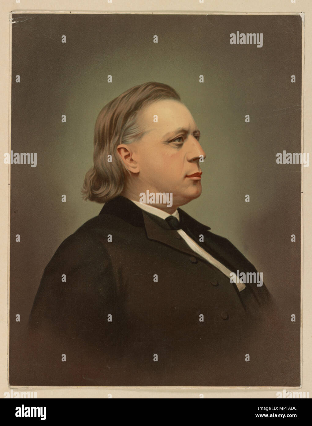 Portrait of Henry Ward Beecher (1813-1887), c. 1871 Stock Photo - Alamy