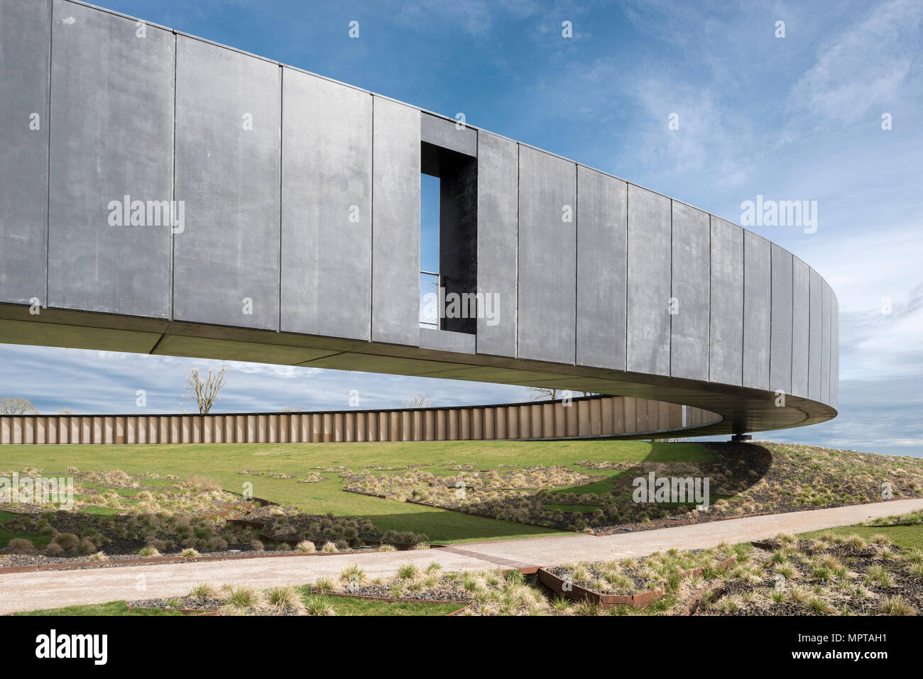 Ring of Remembrance, large walk-in sculpture with 500 nameplates of ...