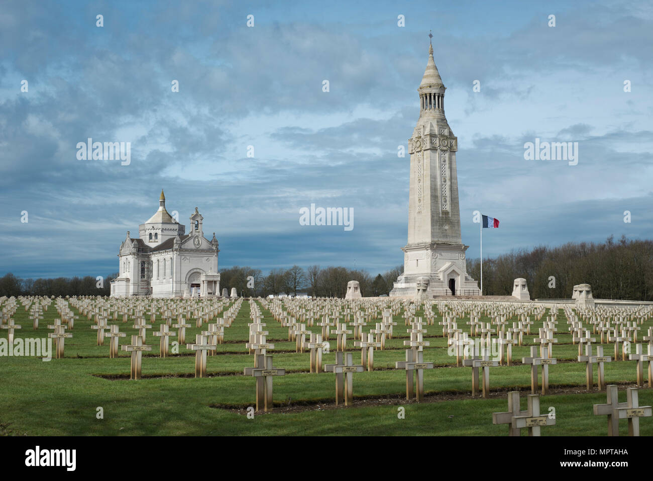 French National Cemetery Notre-Dame-de-Lorette, Lantern Tower and ...