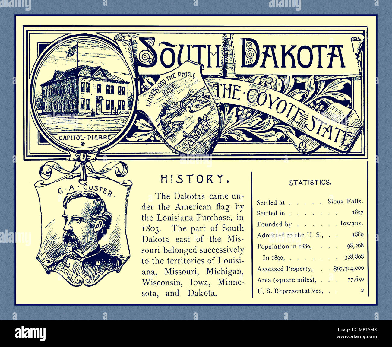 South dakota history hi-res stock photography and images - Alamy