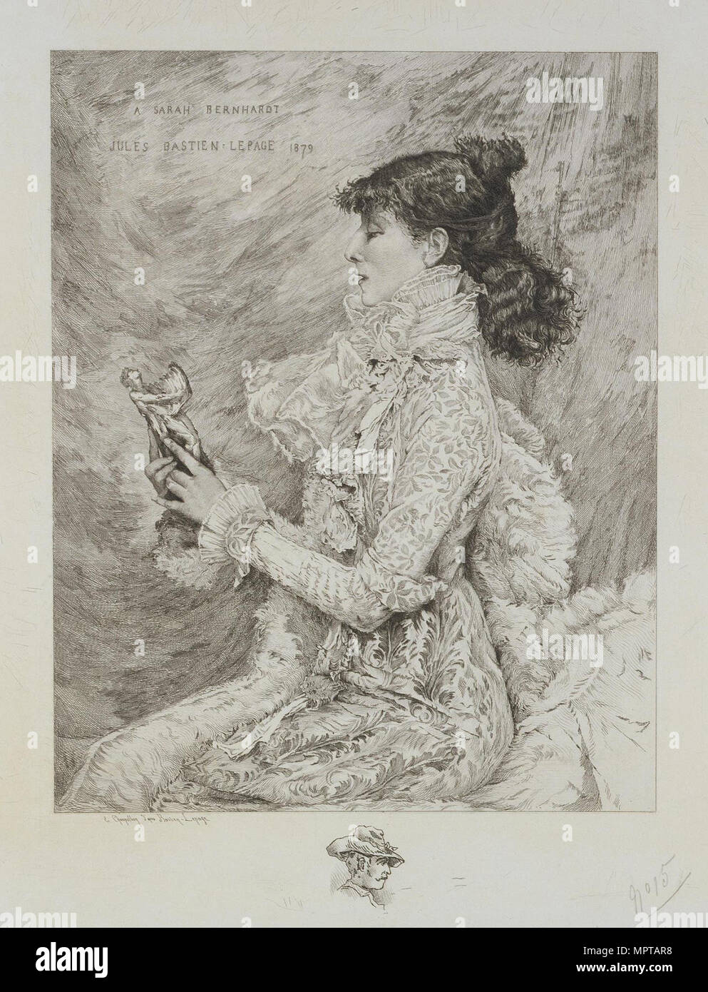 Portrait of Sarah Bernhardt (1844-1923 Stock Photo - Alamy