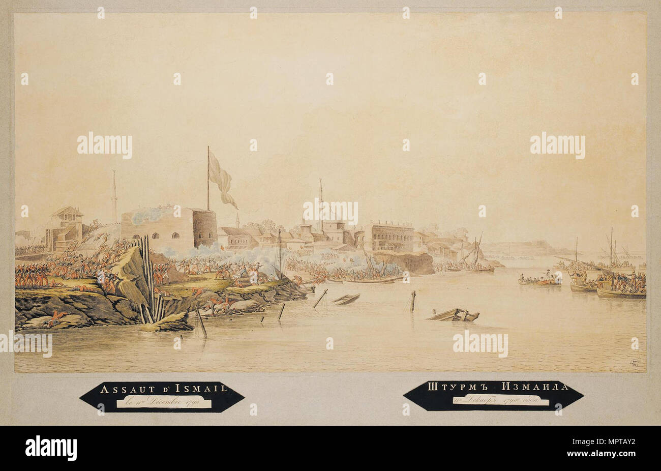 Russian army captured izmail fortress hi-res stock photography and ...