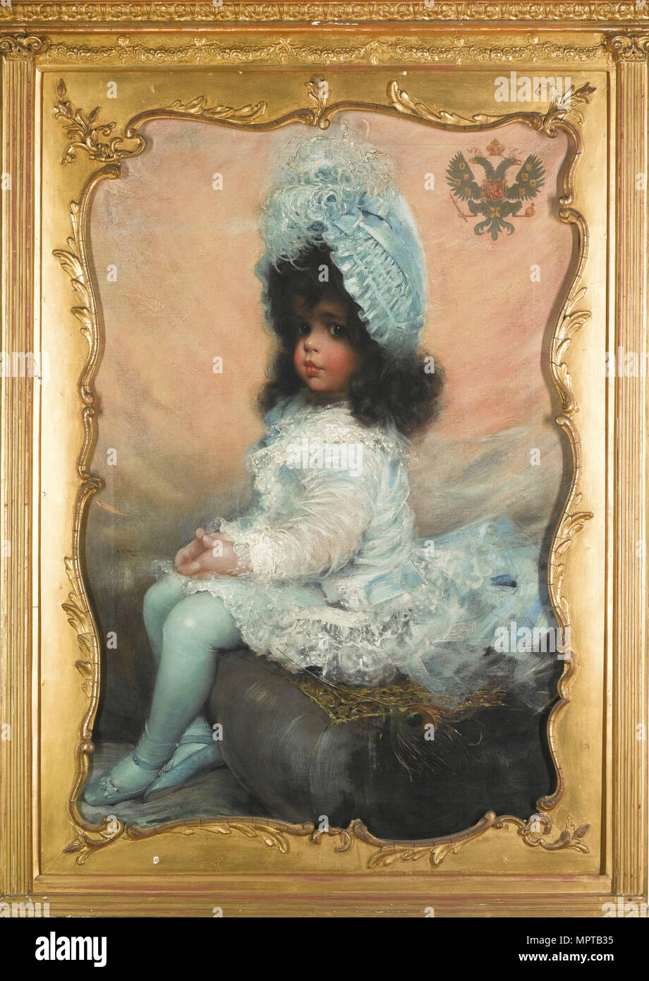 Portrait of Grand Duchess Elena Vladimirovna of Russia (1882-1957 Stock ...