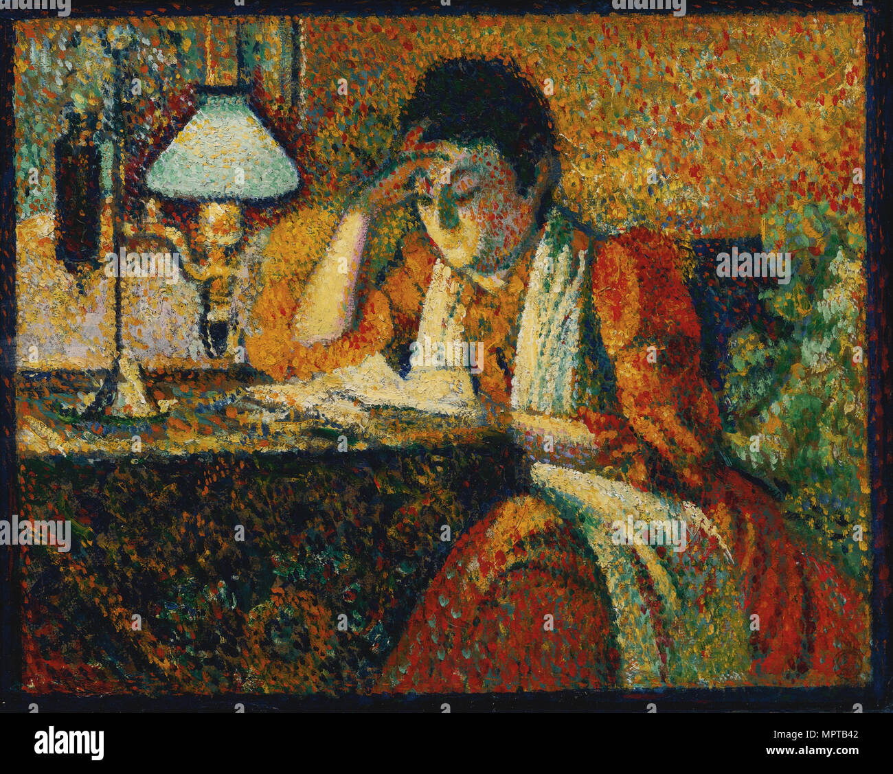 Reader painting hi-res stock photography and images - Alamy