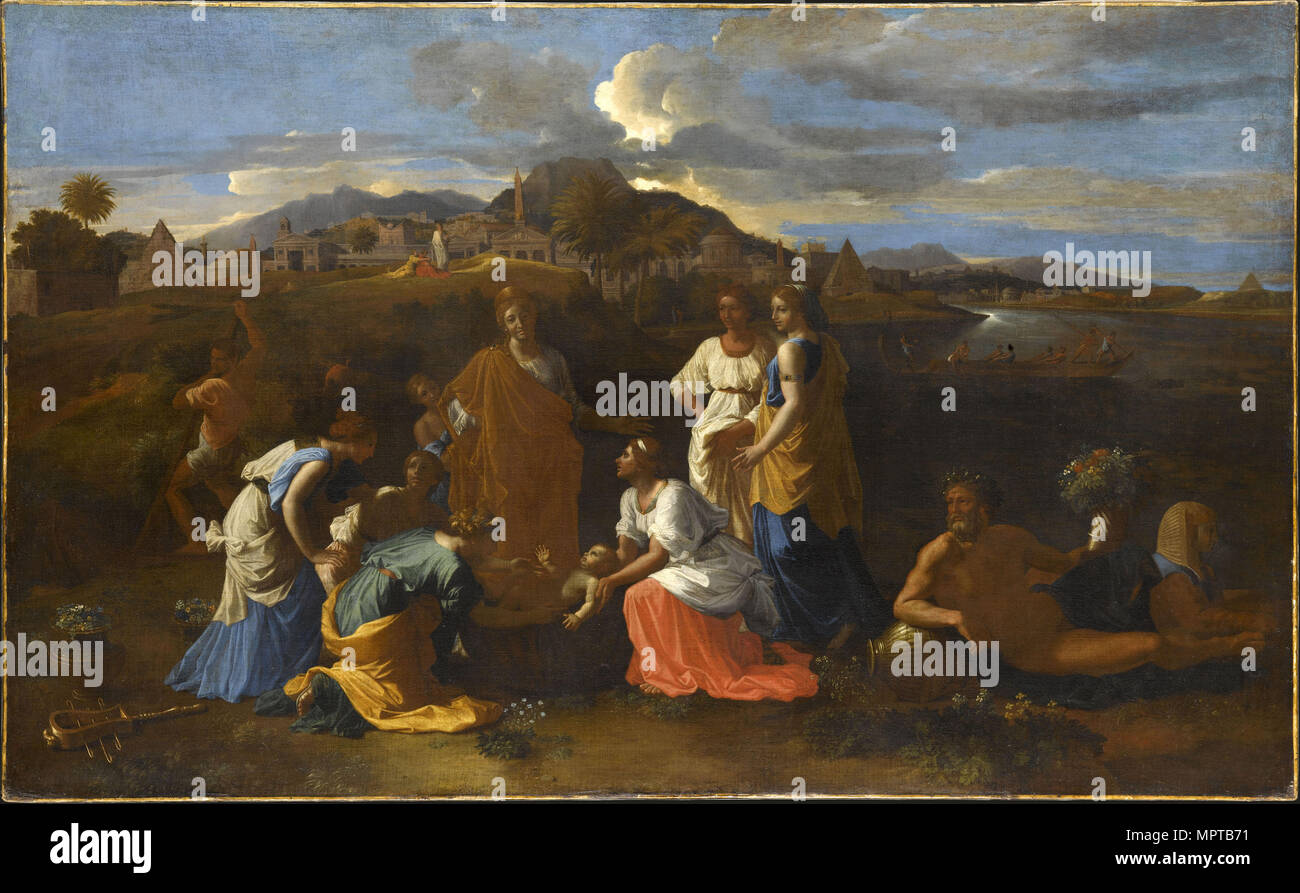 The Finding of Moses Stock Photo - Alamy