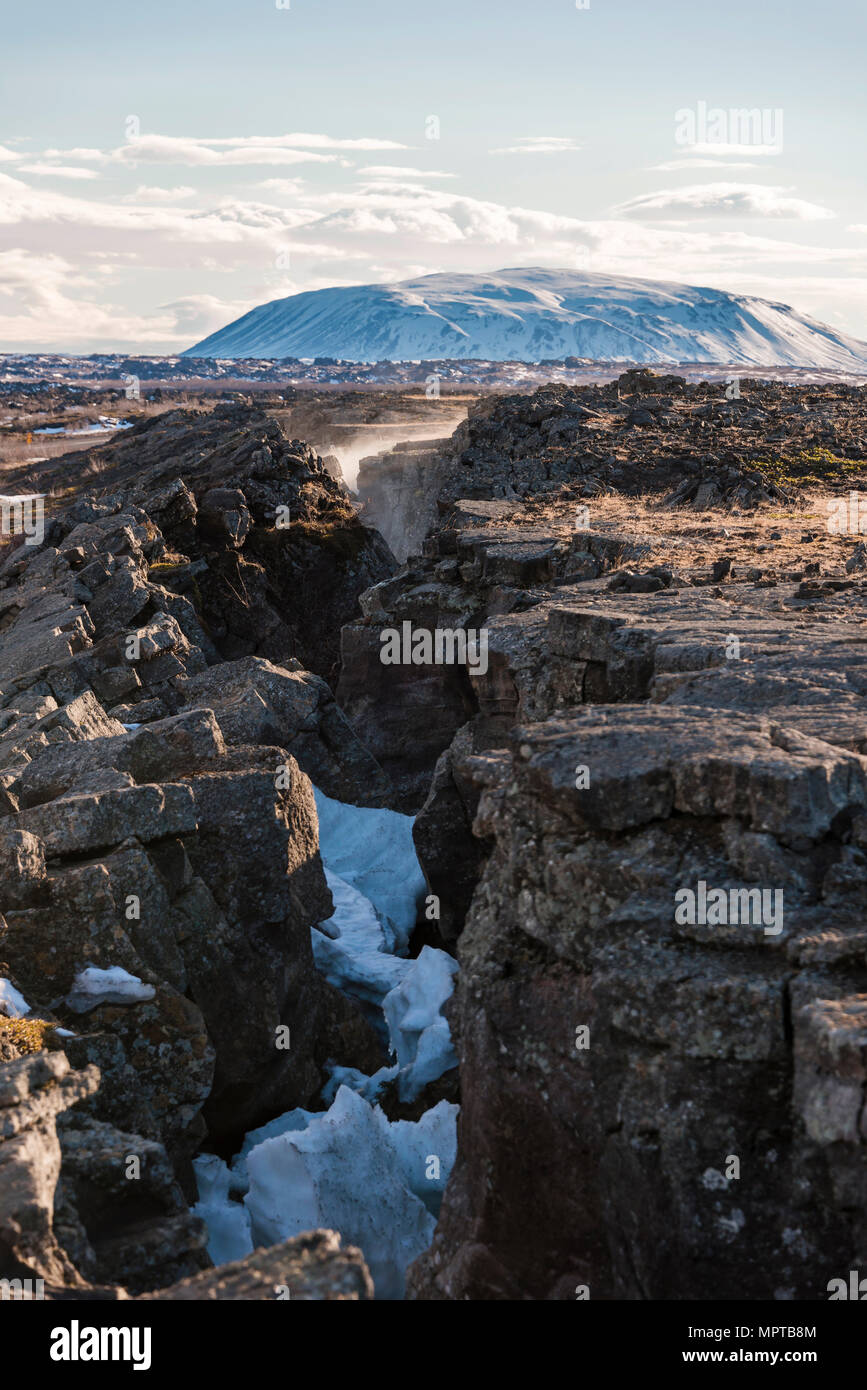 Continental rift between North American and Eurasian Plate, Mid ...