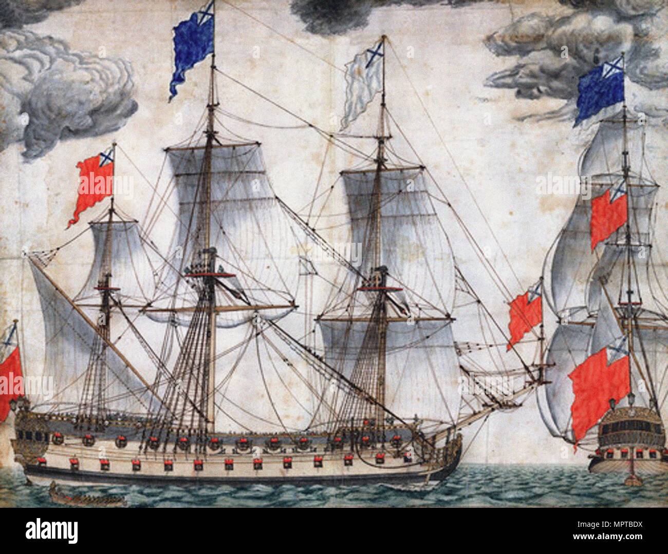 Sailing ship 1700 hi-res stock photography and images - Alamy